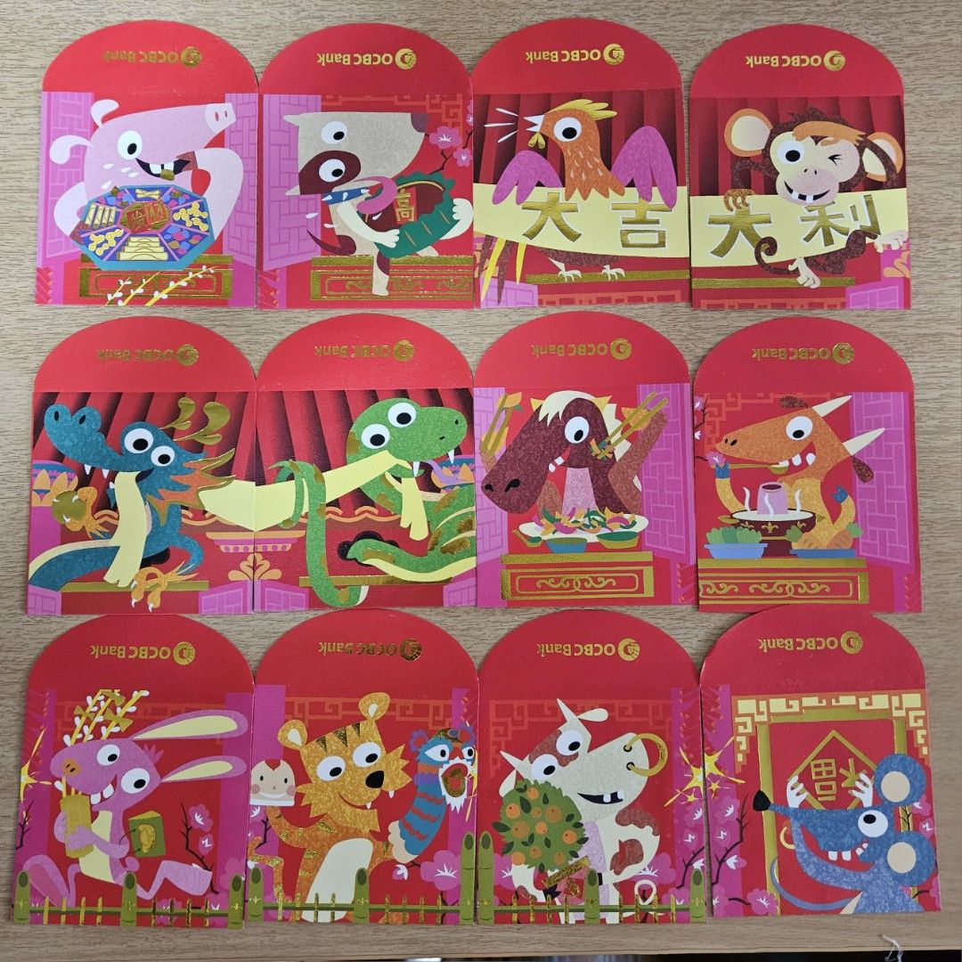 OCBC zodiac red packet, Hobbies & Toys, Memorabilia & Collectibles ...