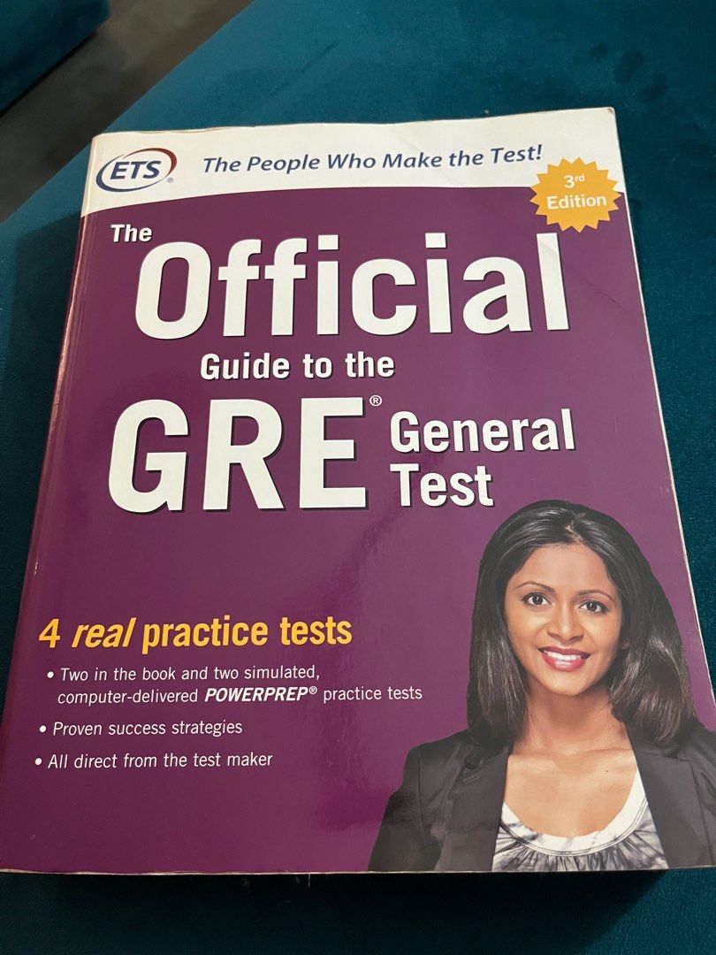 Official GRE guide with practice tests 3rd edition, Hobbies & Toys ...