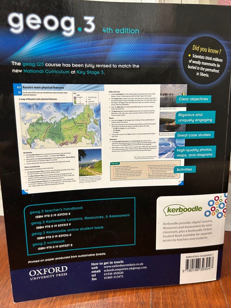 Oxford Geography Key Stage 3, Hobbies & Toys, Books & Magazines ...