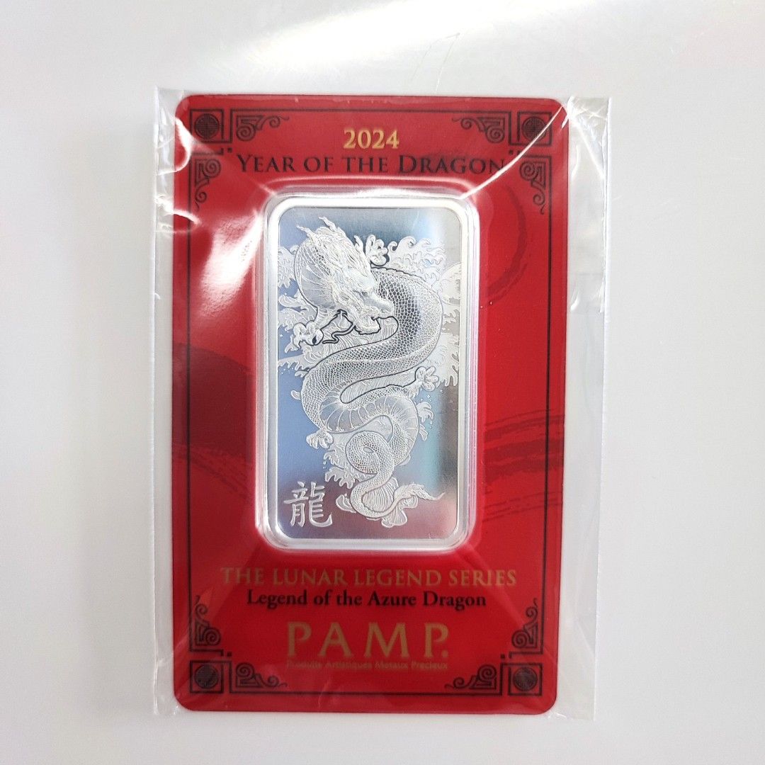 PAMP 1 oz Silver Dragon 2024, Hobbies & Toys, Memorabilia ...