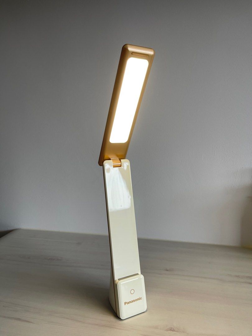 Panasonic LED Desk Lamp HHGLT0339W88L, Furniture & Home Living ...