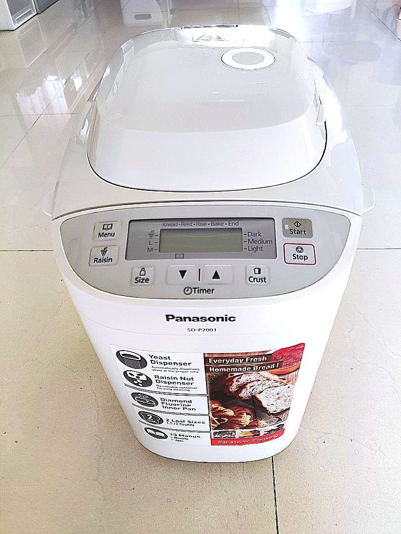 Panasonic SD-P2001 Bread Maker (with auto Dispenser), TV & Home ...