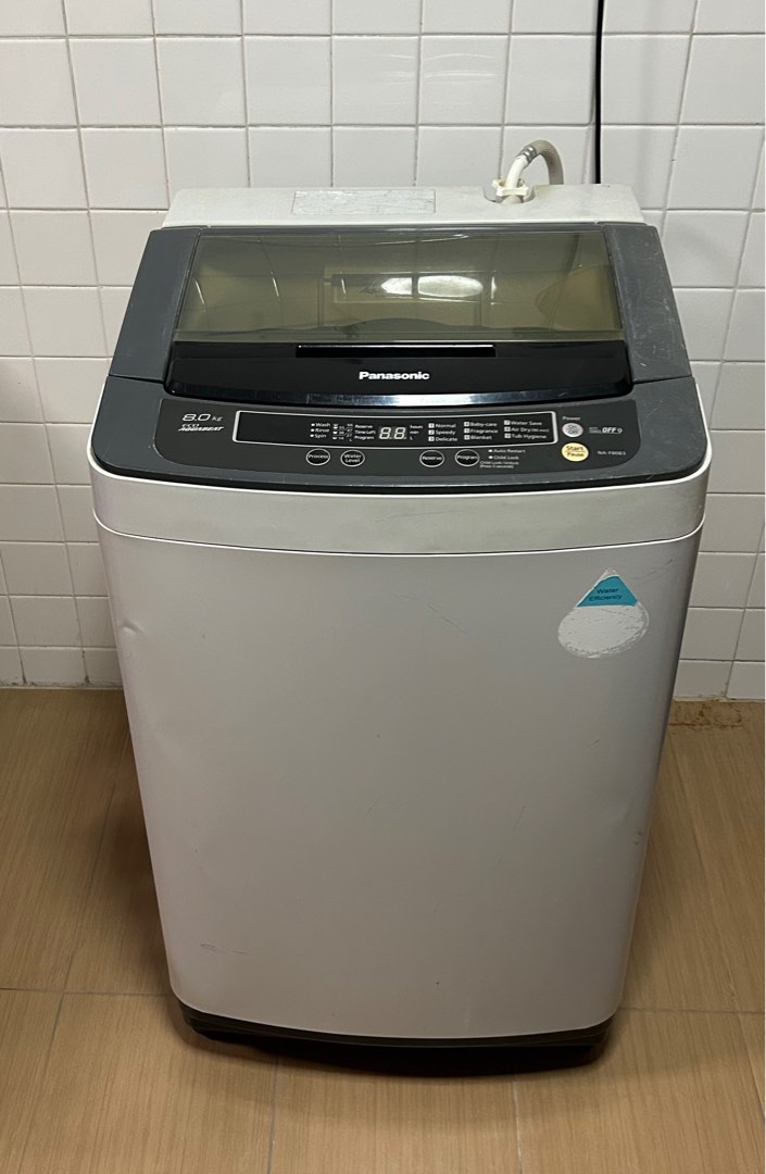 Panasonic Washing Machine 8kg, TV & Home Appliances, Washing Machines ...