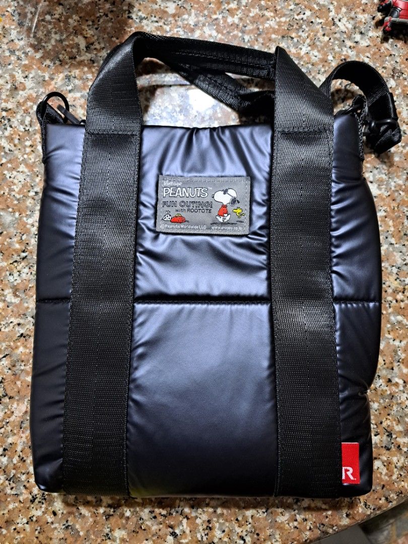 PEANUTS Snoopy ROOTOTE Sacoche, Women's Fashion, Bags & Wallets, Shoulder Bags on Carousell