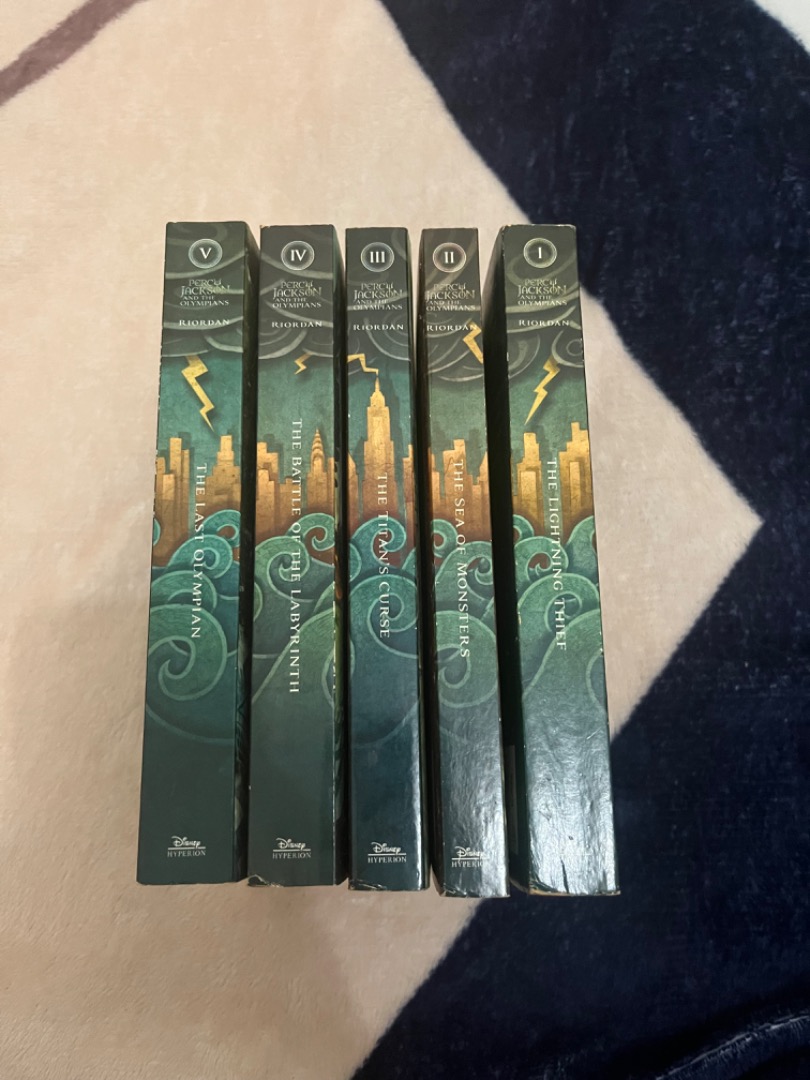 Percy Jackson complete set, Hobbies & Toys, Books & Magazines, Fiction ...