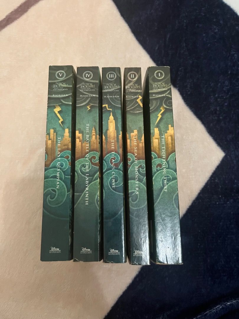 Percy Jackson complete set, Hobbies & Toys, Books & Magazines, Fiction ...