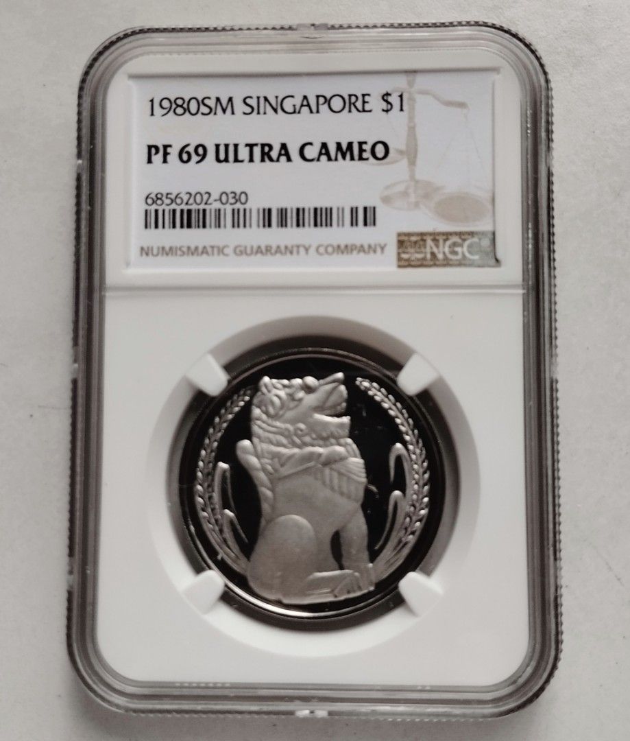 PF69 1980 $1 Singapore Proof Coin Ultra Cameo NGC, Hobbies & Toys, Memorabilia & Collectibles ...
