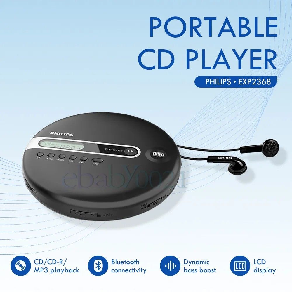 PHILIPS 飛利浦 CD PLAYER EXP2368, 音響器材, 音樂播放裝置 MP3及CD Player - Carousell
