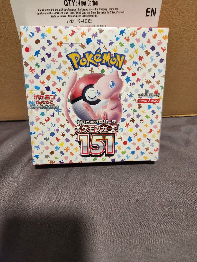 Pokemon 151 Booster Box, Hobbies & Toys, Toys & Games on Carousell