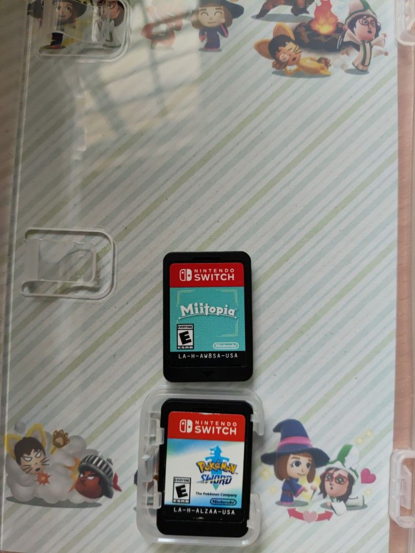 Pokemon Sword Nintendo Switch + Miitopia Nintendo Switch, Video Gaming ...