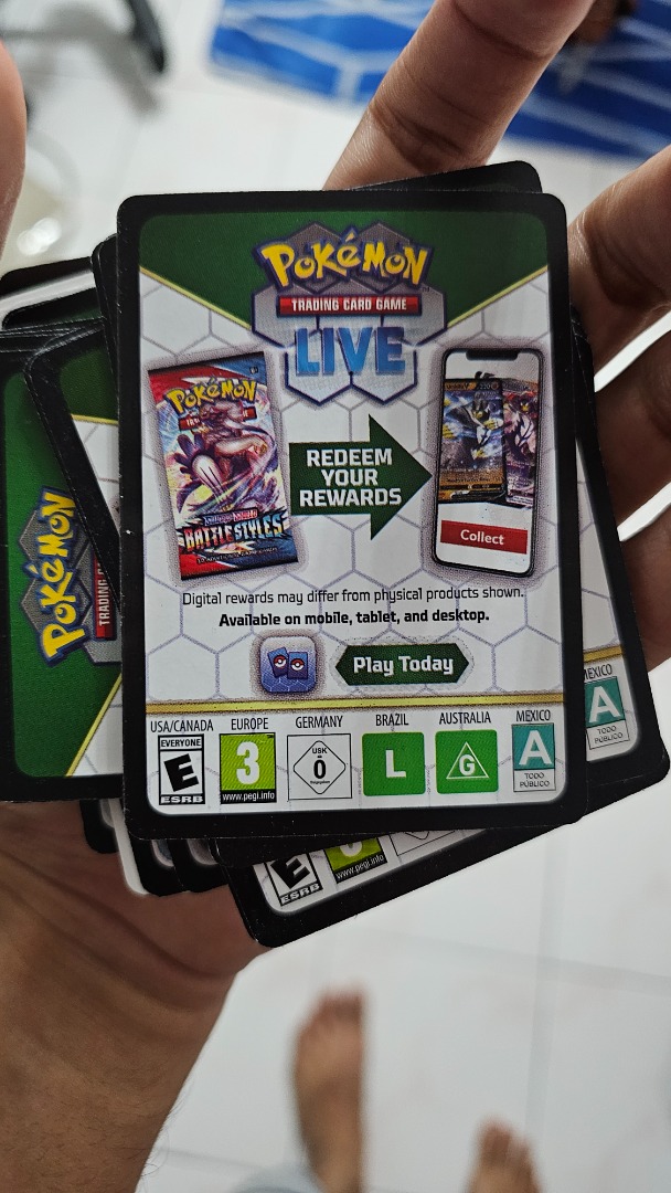 Pokemon TCG Live Code, Hobbies & Toys, Toys & Games on Carousell