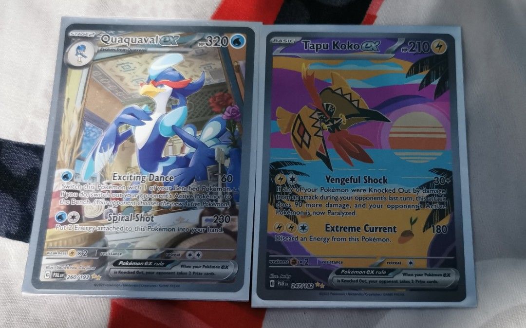 Pokemon TCG Paradox Rift ex, Hobbies & Toys, Toys & Games on Carousell