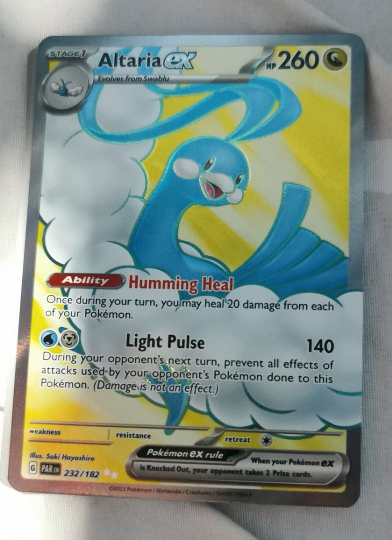 Pokemon TCG Paradox Rift ex, Hobbies & Toys, Toys & Games on Carousell