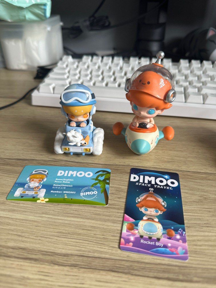 Popmart Dimoo Peace Maker / Rocket Bog, Hobbies & Toys, Toys & Games on ...