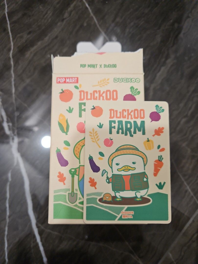 Popmart duckoo farm, digger, Hobbies & Toys, Toys & Games on Carousell