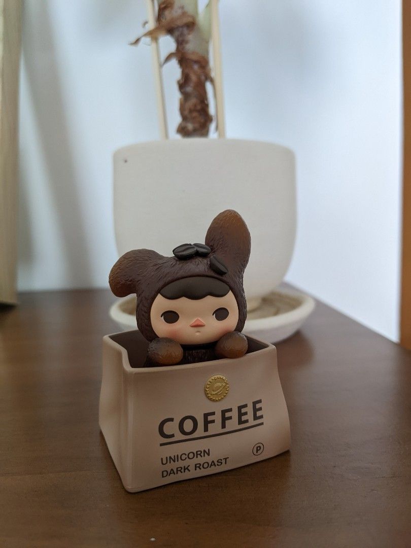 Popmart pucky rabbit cafe series - rabbit in coffee box, Hobbies & Toys ...