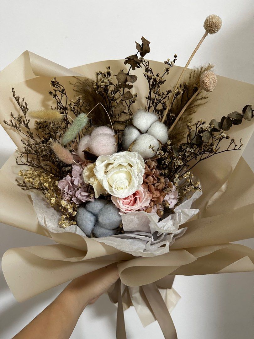 Preloved Preserved flower bouquets, Hobbies & Toys, Stationery & Craft ...