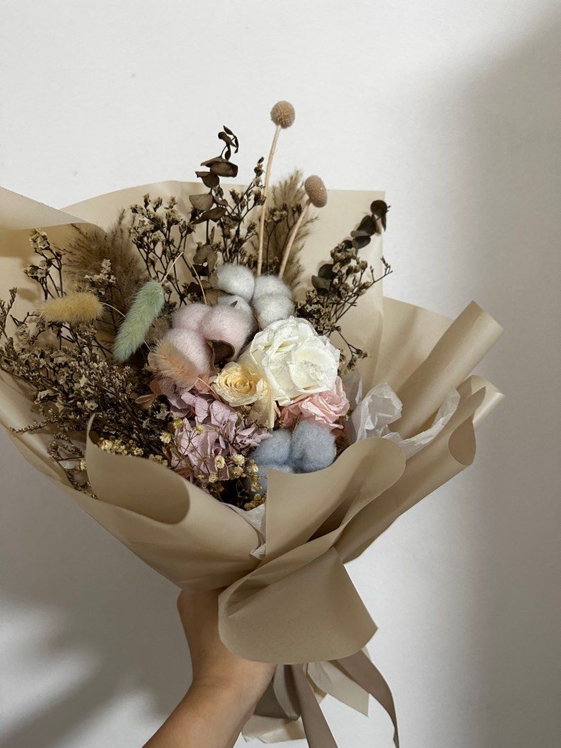 Preloved Preserved flower bouquets, Hobbies & Toys, Stationery & Craft ...