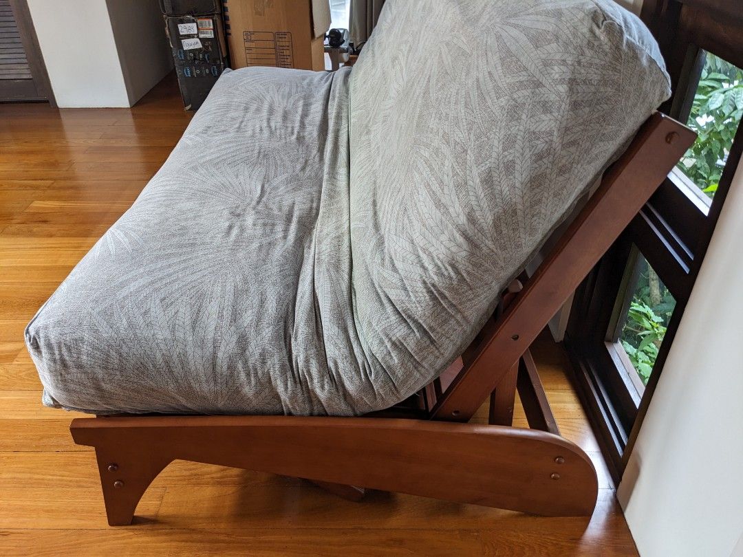 Premium Futon Sofa Bed Folding Couch, Furniture & Home Living ...