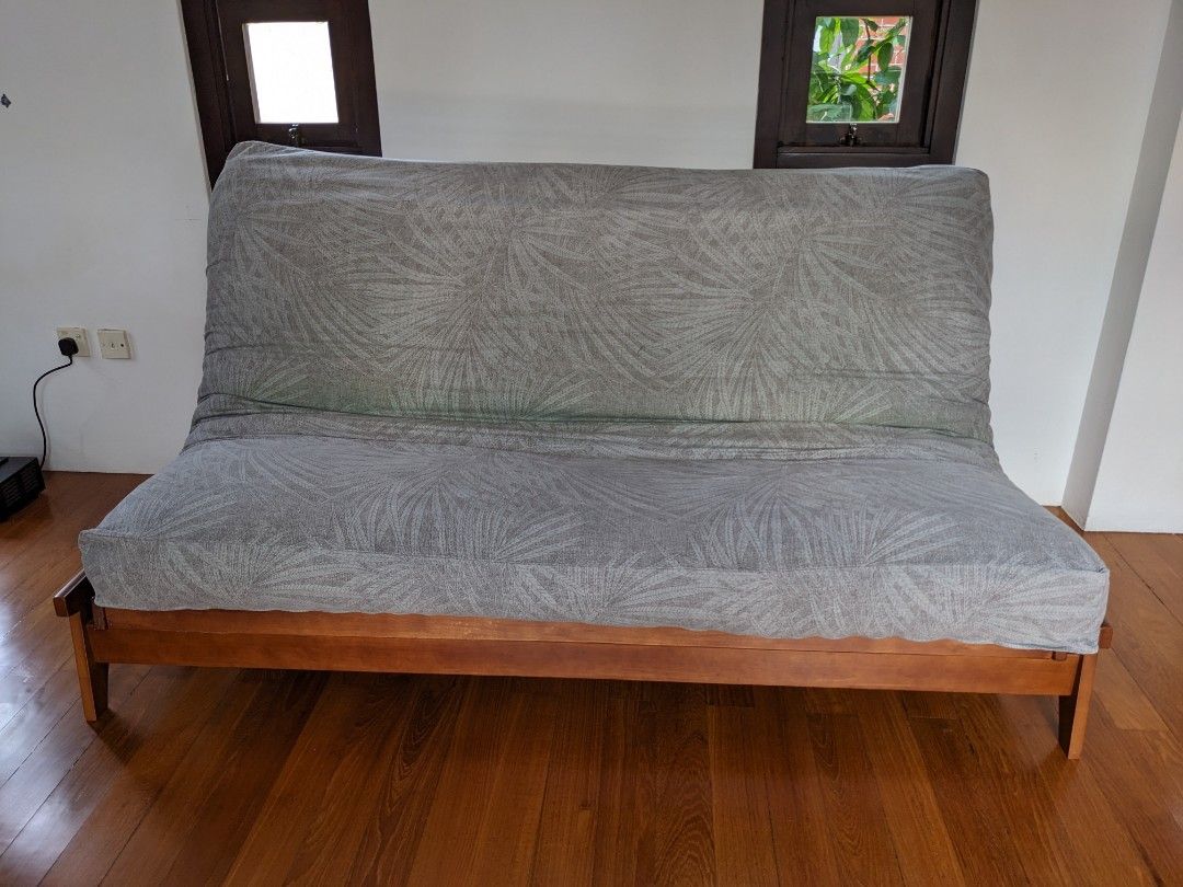 Premium Futon Sofa Bed Folding Couch, Furniture & Home Living ...