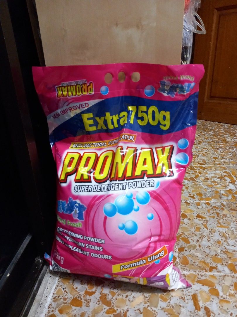 Promax Detergent Powder, Furniture & Home Living, Cleaning & Homecare ...