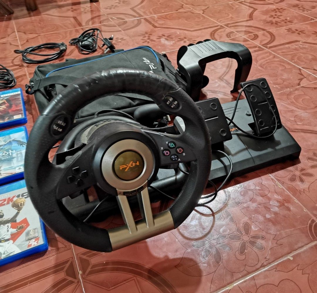 PS4 PRO / STEERING WHEELS / 16 PHYSICAL GAME, Video Gaming, Video Game ...