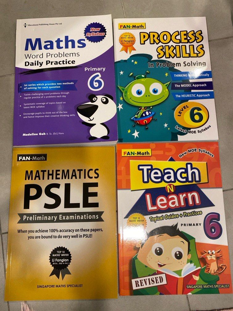 PSLE Math practice books, Hobbies & Toys, Books & Magazines, Assessment ...