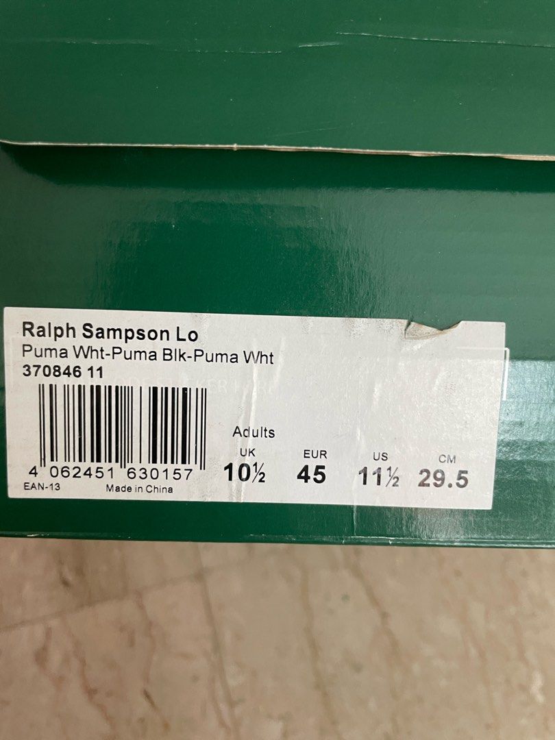 Puma Ralph Samson Lo, Men's Fashion, Footwear, Sneakers on Carousell