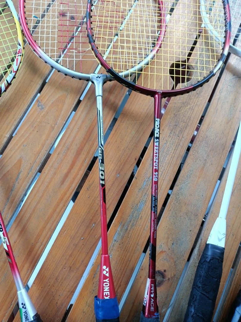 Raket yonex pelbagai brand, Sports Equipment, Sports & Games, Racket ...