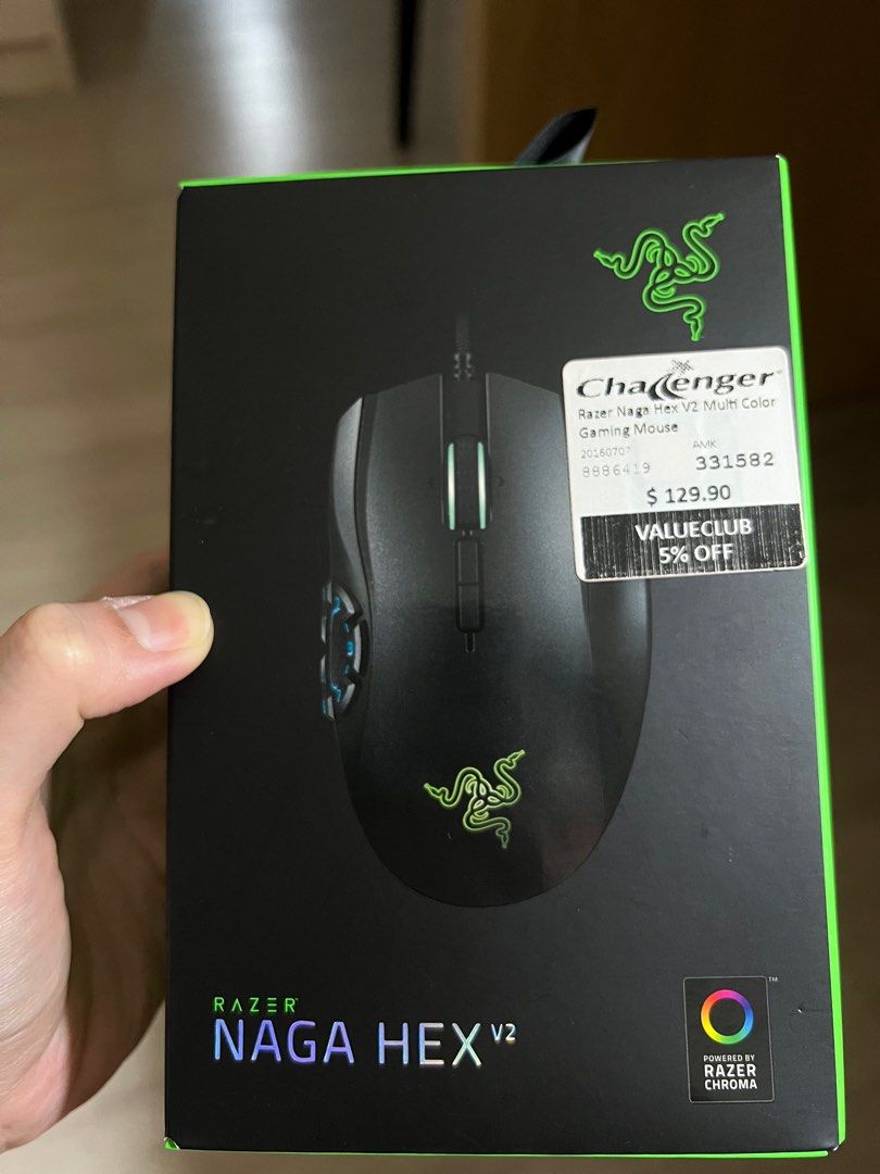 Razer Naga Hex v2 Gaming Mouse, Computers & Tech, Parts & Accessories ...