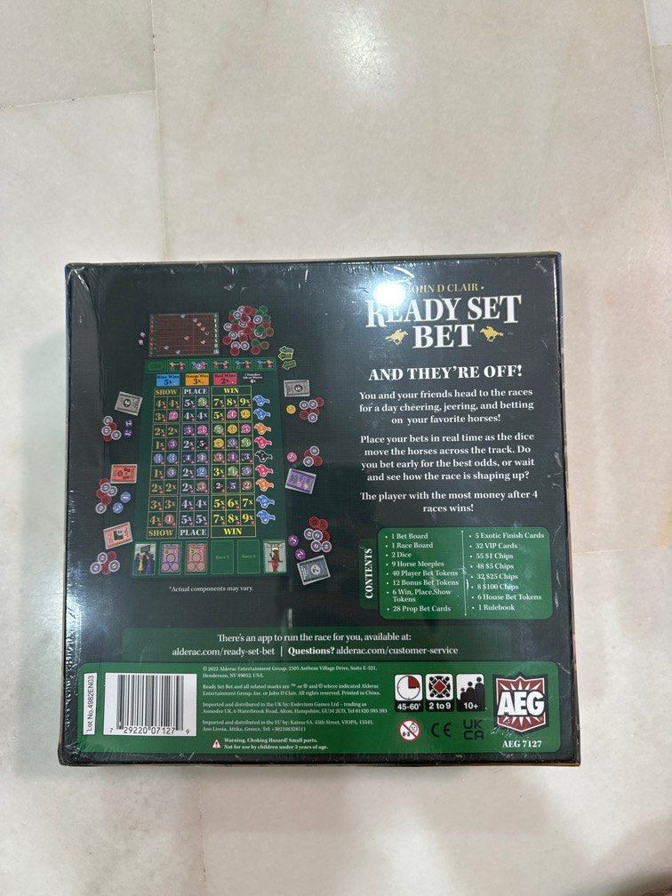 Ready Set Bet (Board Game), Hobbies & Toys, Toys & Games on Carousell