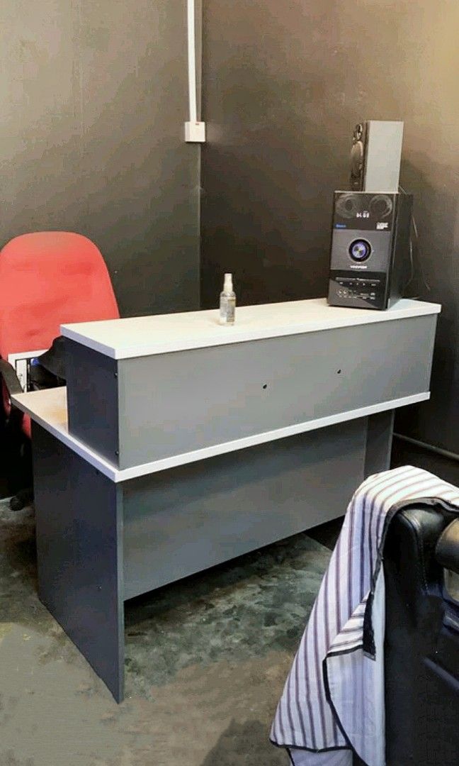 Reception Counter Table Counter Cash Counter Meja Kauntet Meja Cashier ...