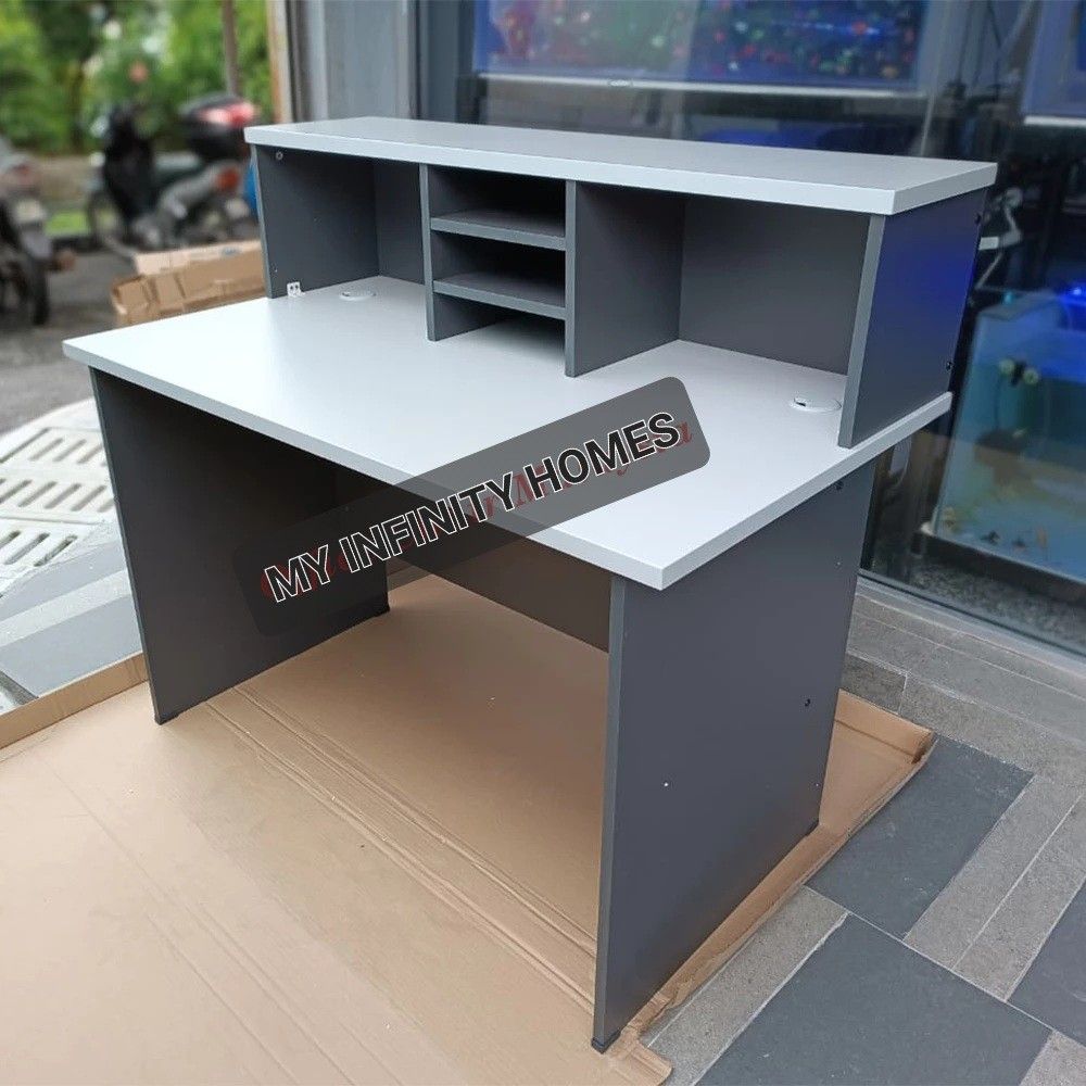 Reception Counter Table Counter Cash Counter Meja Kauntet Meja Cashier ...