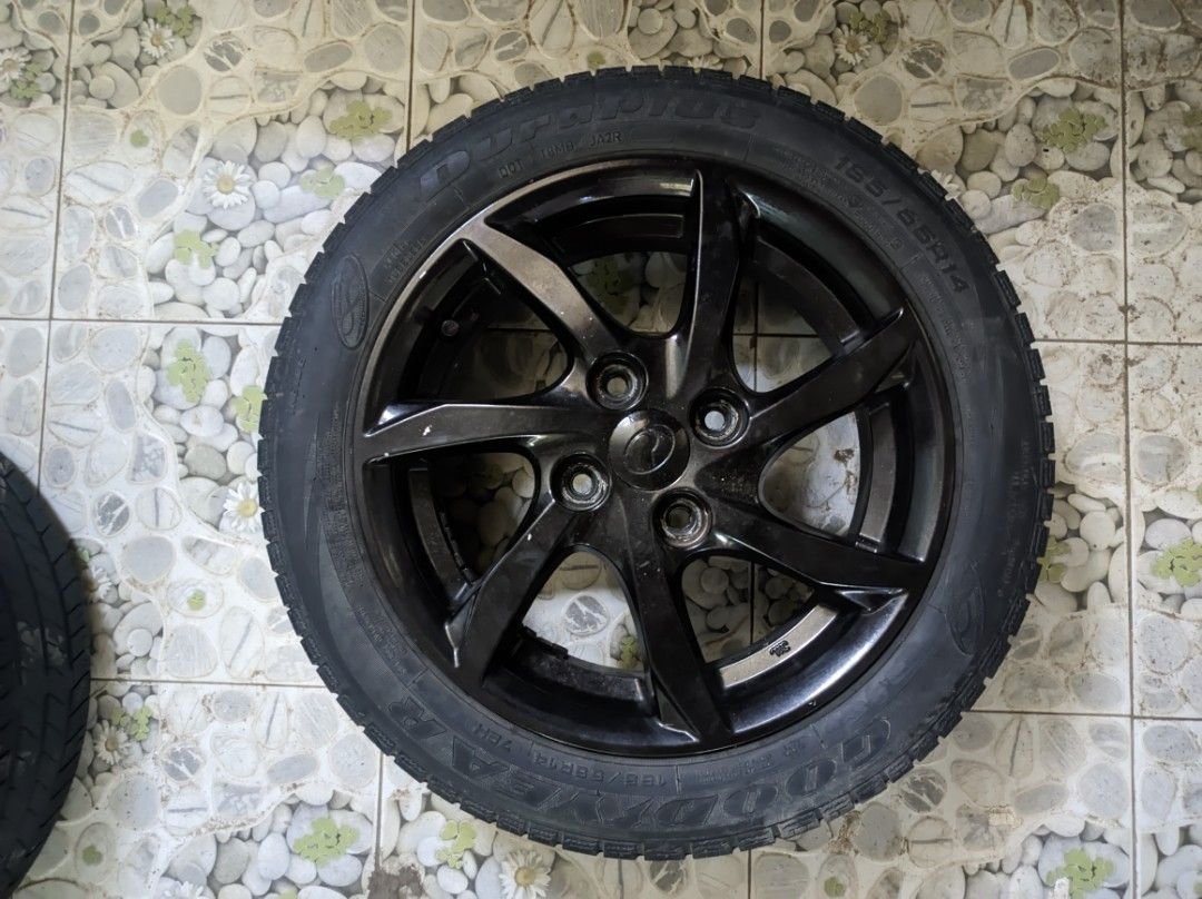 Rim myvi G3 14 sekali tayar, Auto Accessories on Carousell