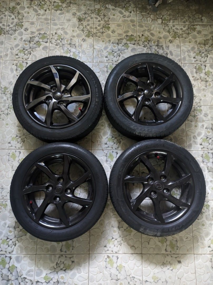 Rim myvi G3 14 sekali tayar, Auto Accessories on Carousell