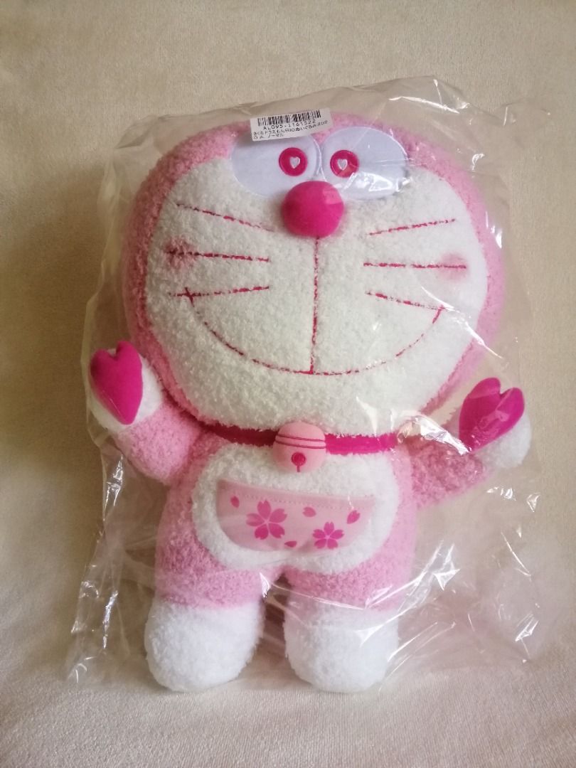 Sakura Doraemon - BIG Plushy, Hobbies & Toys, Toys & Games on Carousell
