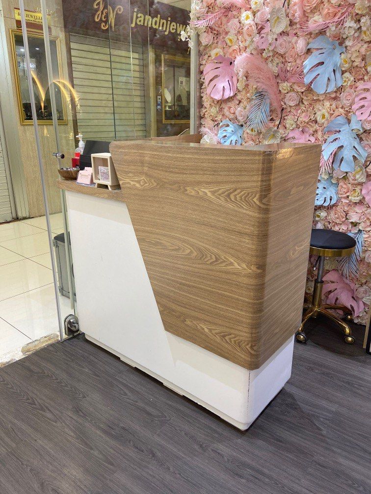 salon cashier table, Furniture & Home Living, Furniture, Tables & Sets ...