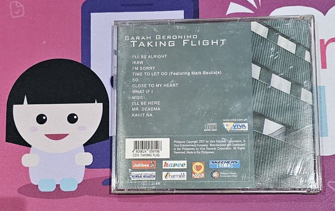 Sarah Geronimo - Taking Flight CD NM, Hobbies & Toys, Music & Media, CDs & DVDs on Carousell