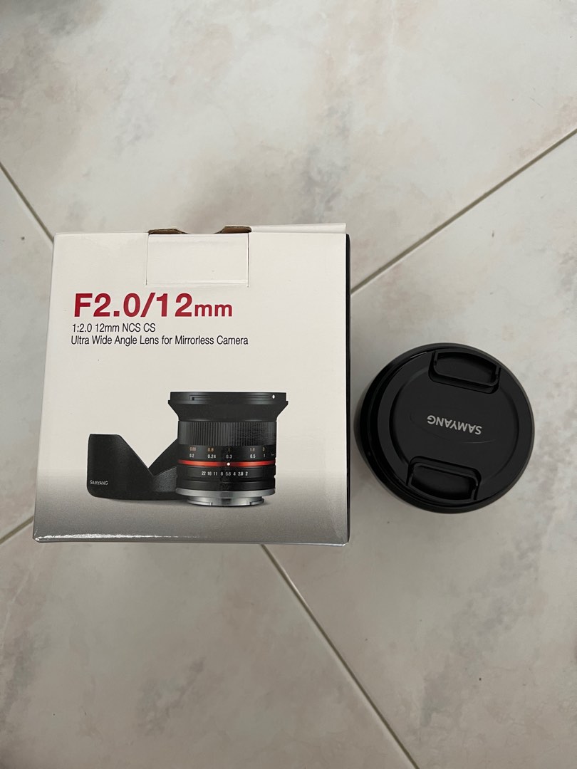 Samyang Sony mount 12mm F1.2 ultra wide angle, Photography, Lens & Kits ...