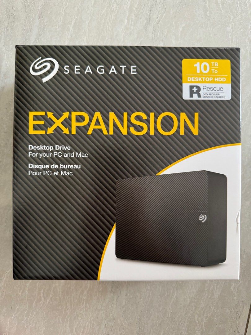 Seagate expansion desktop external HDD 10TB, Computers & Tech, Parts ...