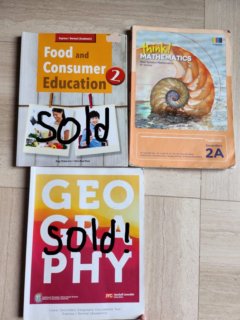 sec 2 fce textbook and sec 2A math textbook, Hobbies & Toys, Books & Magazines, Textbooks on ...