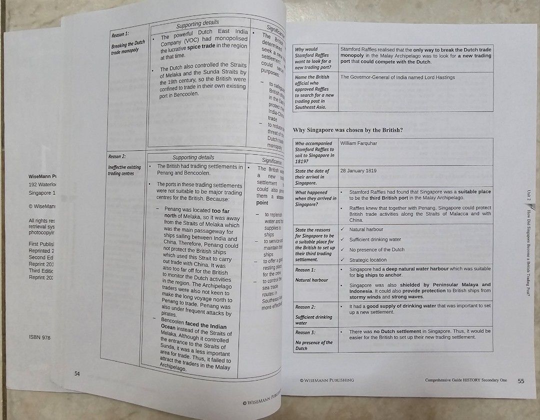 SECONDARY 1 History Assessment Book, Hobbies & Toys, Books & Magazines ...