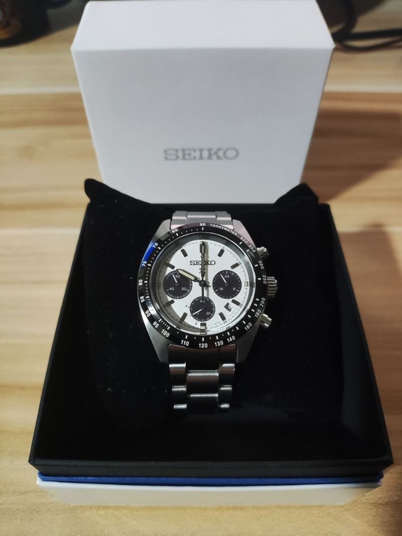 Seiko Prospex Speedtimer Watch SSC813 (Seitona Panda Dial), Men's ...