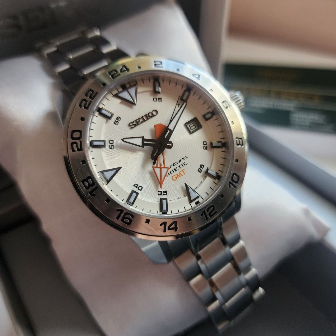 Seiko Sportura Polar Kinetic GMT SUN025 aka Explorer GMT, Men's Fashion ...