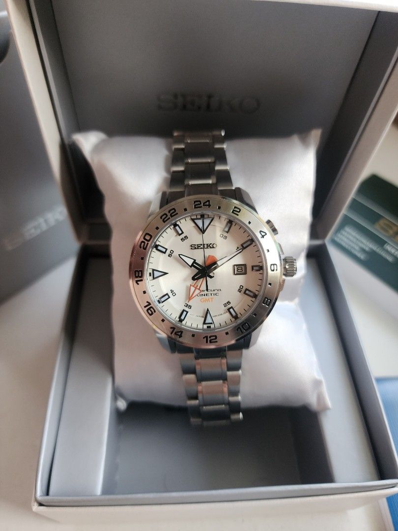 Seiko Sportura Polar Kinetic GMT SUN025 aka Explorer GMT, Men's Fashion ...
