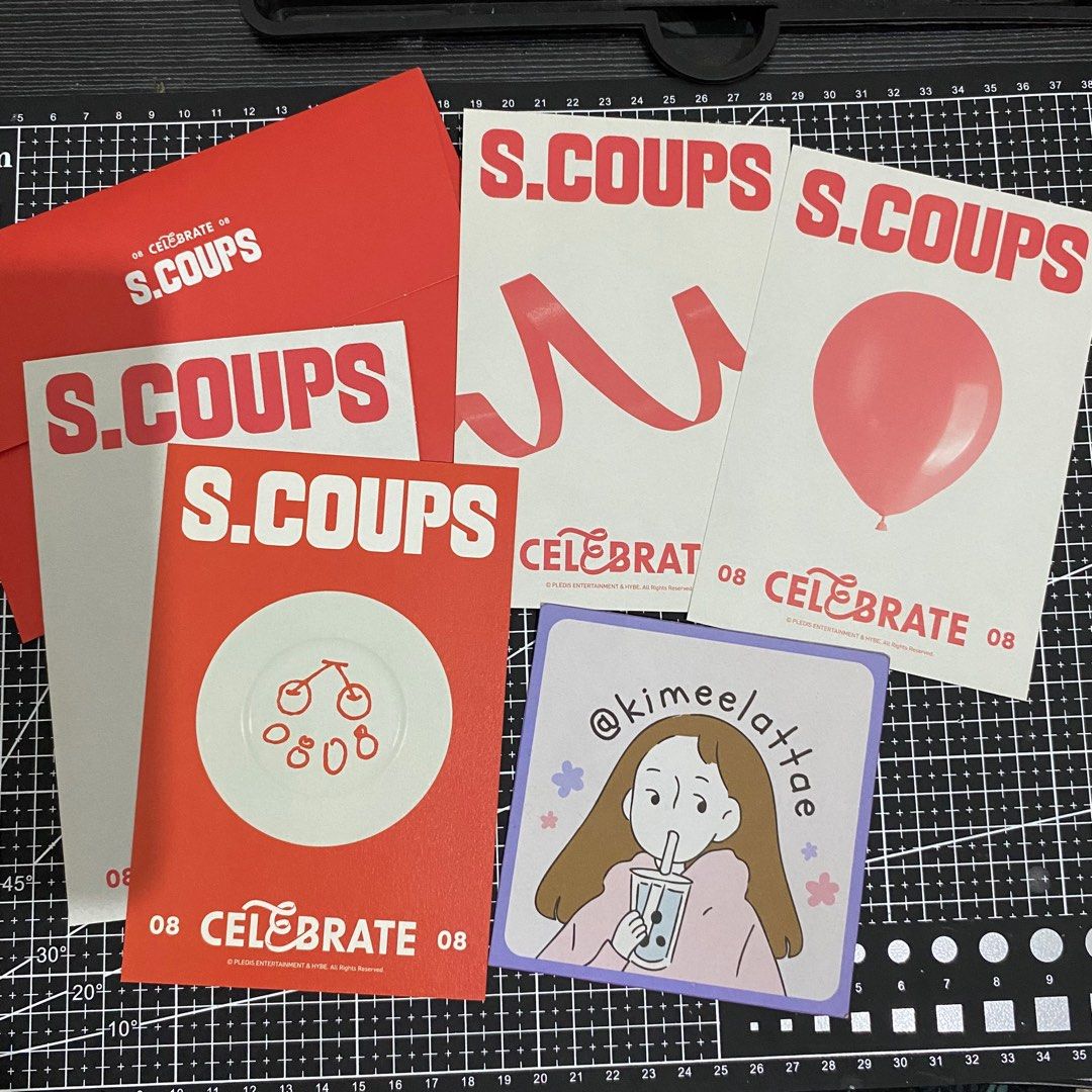 SEVENTEEN SVT HAPPY S.COUPS DAY BIRTHDAY BOX VERSION 3 POSTCARD SET ...
