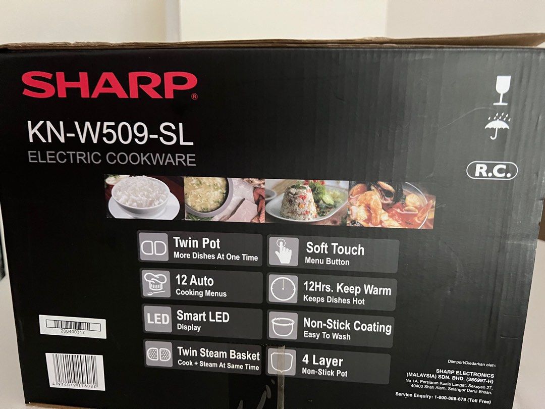 Sharp Twin Cooker, TV & Home Appliances, Kitchen Appliances, Cookers on ...