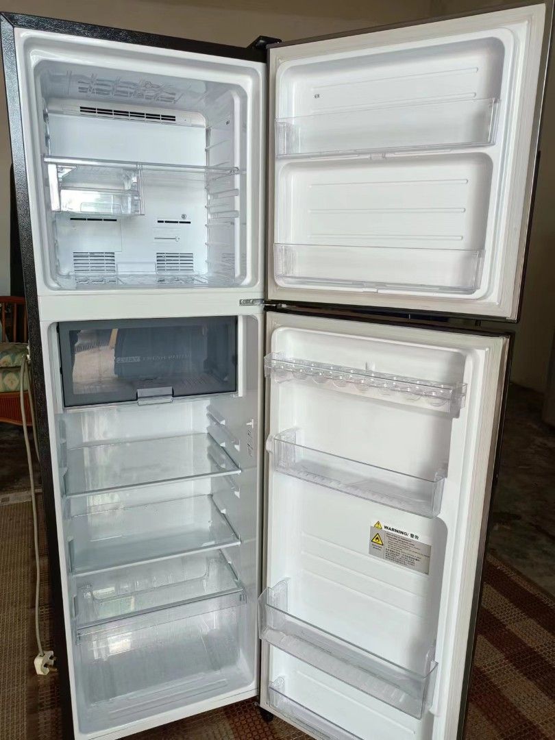 Sharp two doors Fridge 255L, TV & Home Appliances, Kitchen Appliances ...