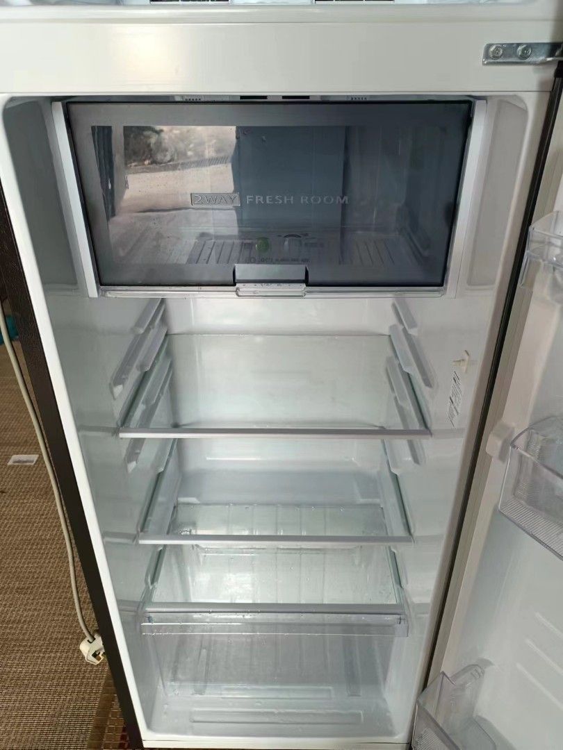 Sharp two doors Fridge 255L, TV & Home Appliances, Kitchen Appliances ...