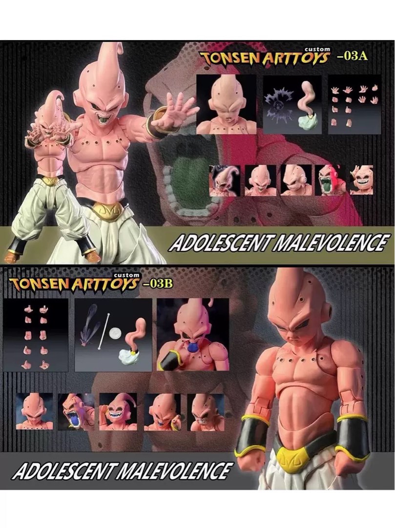 PREORDER SHF Shfiguarts Tonsenarttoys Dragonball Z Kid Buu Ver A & B ...